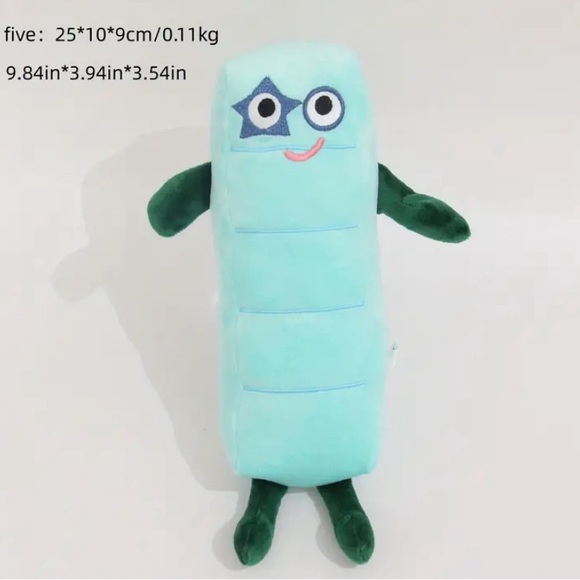 Numberblocks | Toys | Numberblocks Kids Counting Show Five Plushie Nwot ...